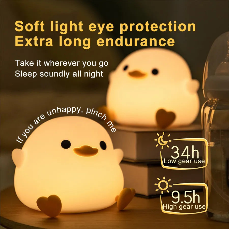Get Cute Duck LED Night Light for Kids -Enjoy Dreamy Nights!